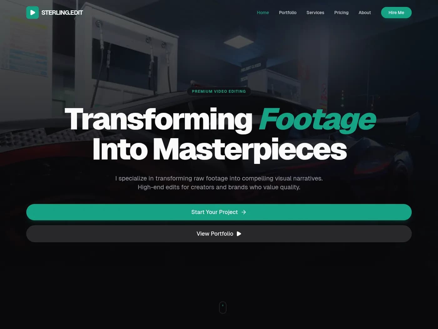 Editor Portfolio Hub