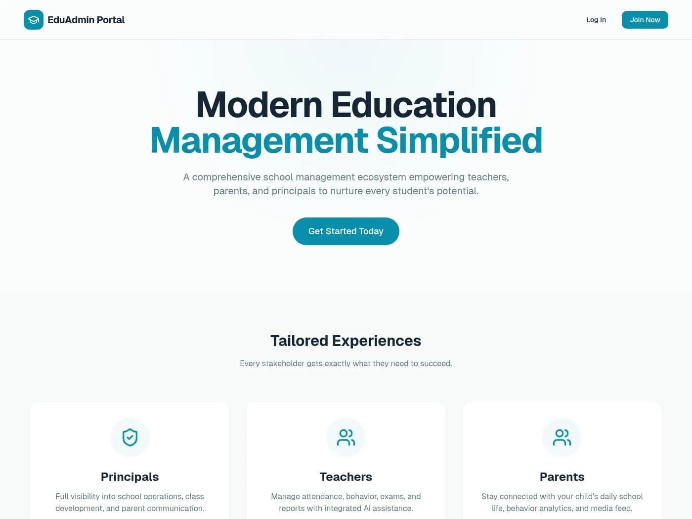 EduAdmin Portal