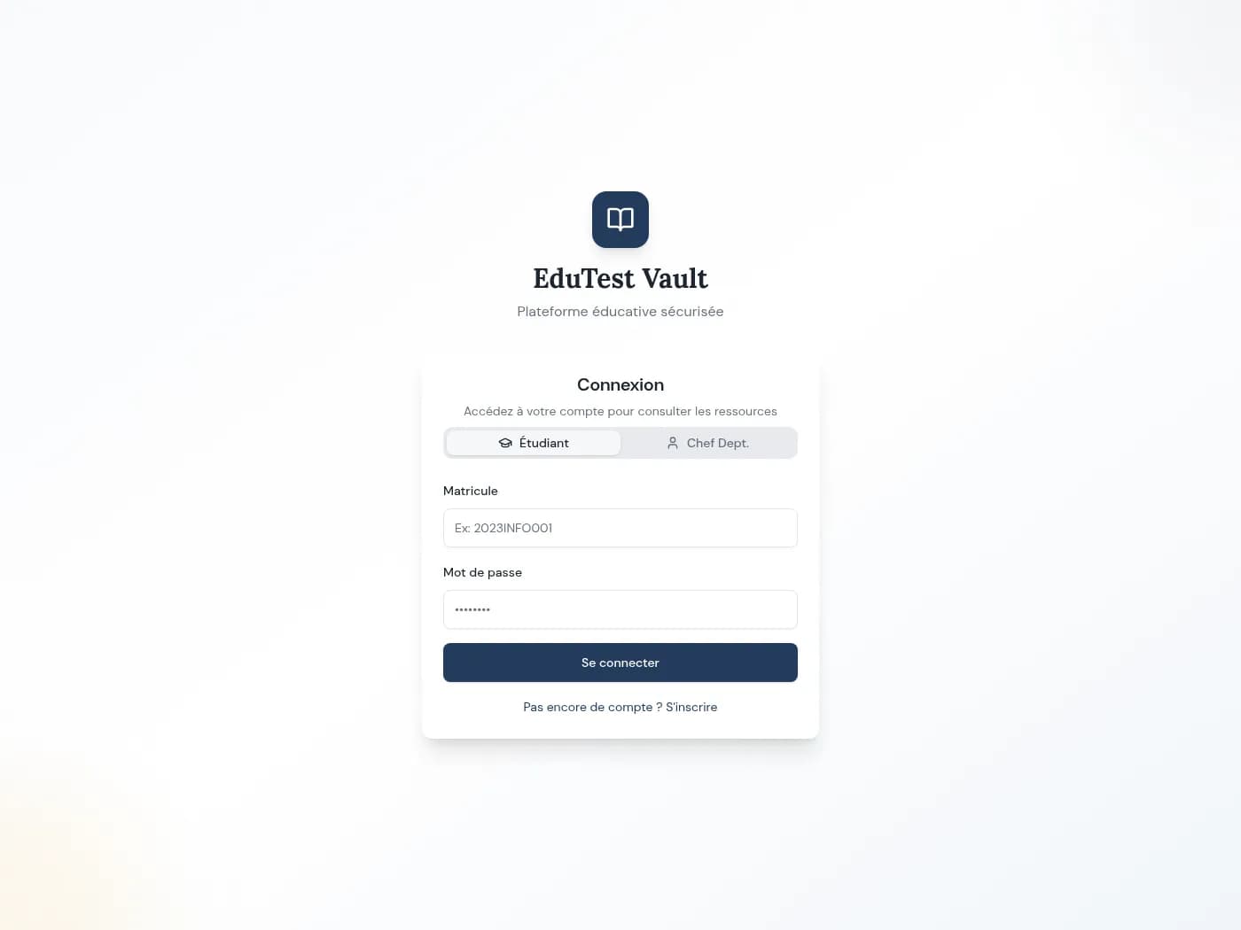 EduTest Vault