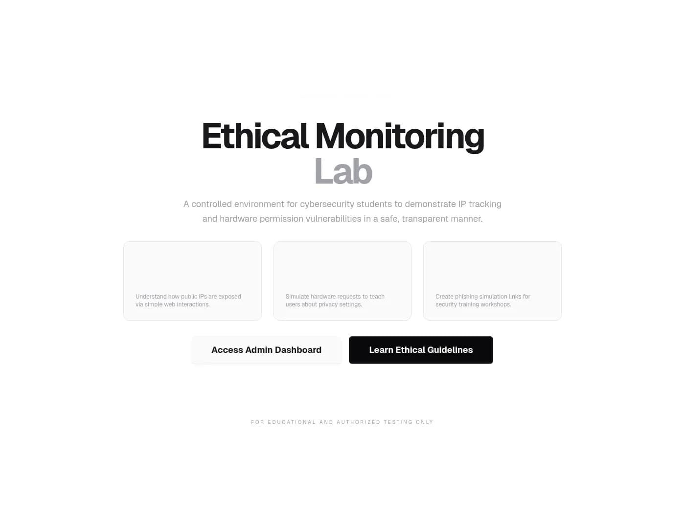 Ethical Monitoring Toolkit