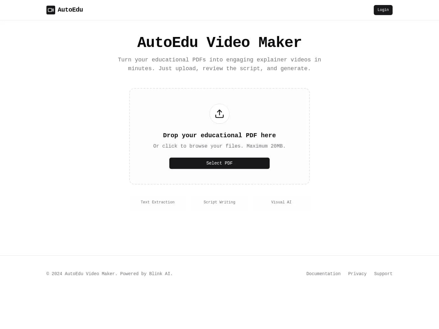 AutoEdu Video Maker