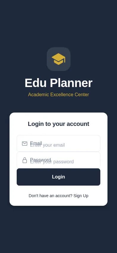 Edu Planner MVP