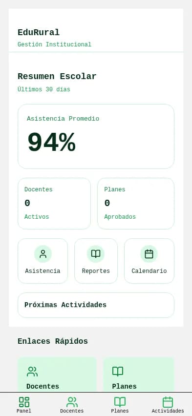 EduRural Gestión Móvil