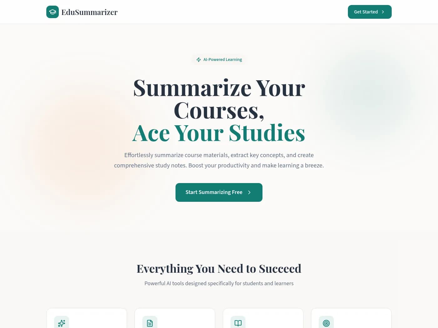 EduSummarizer