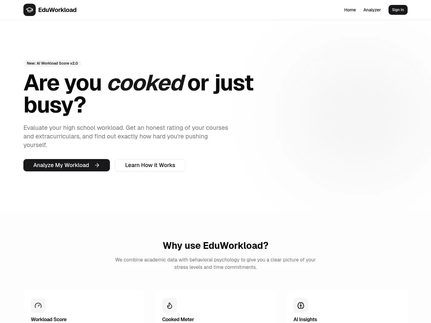 Edu Workload Analyzer