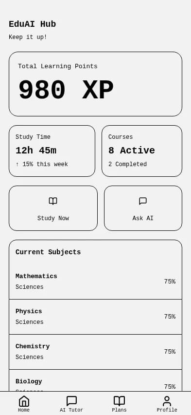 EduAI Learning Hub