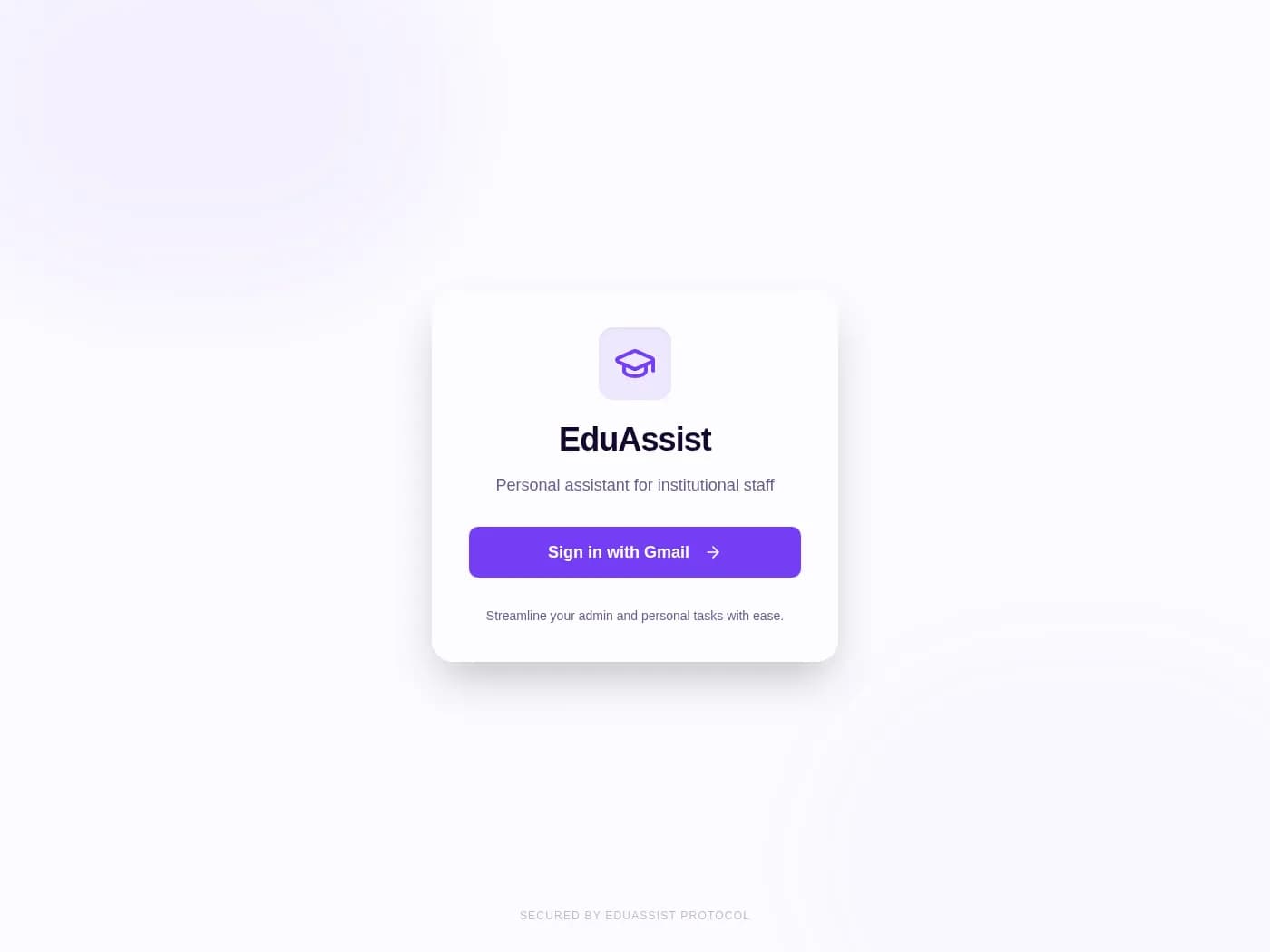 EduAssist Portal