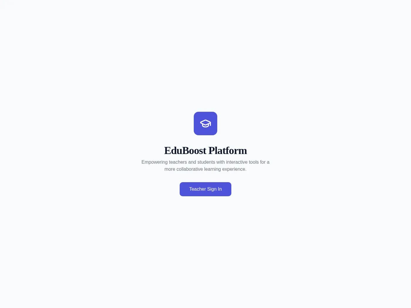 EduBoost Platform