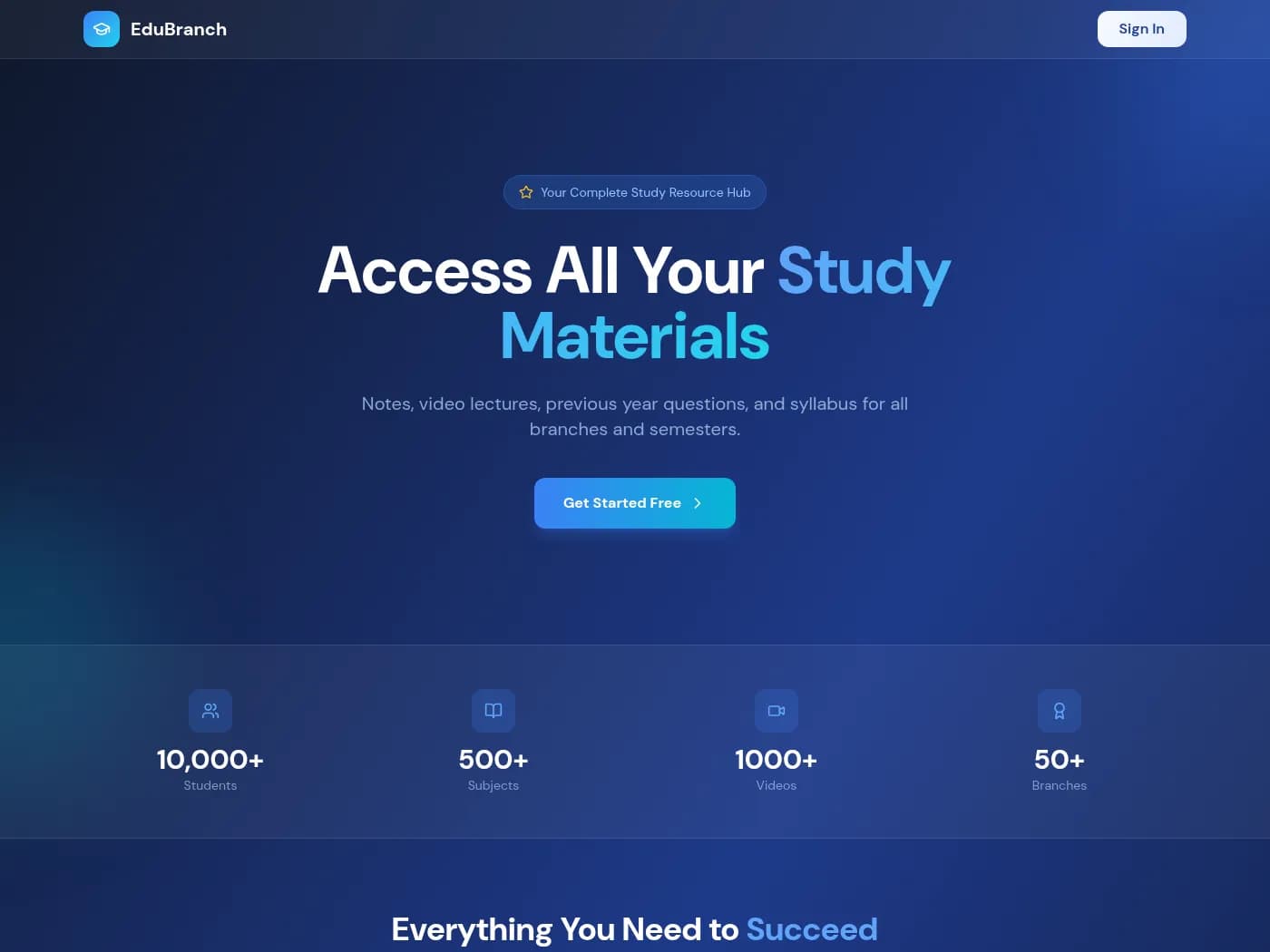 EduBranch Resource Hub