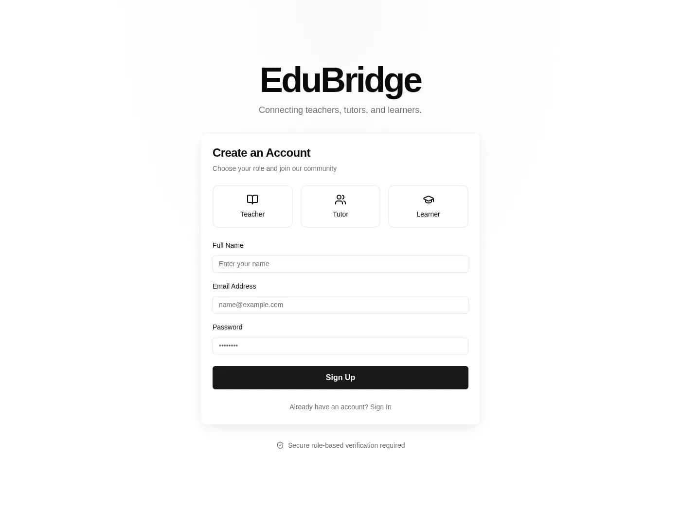 EduBridge Platform