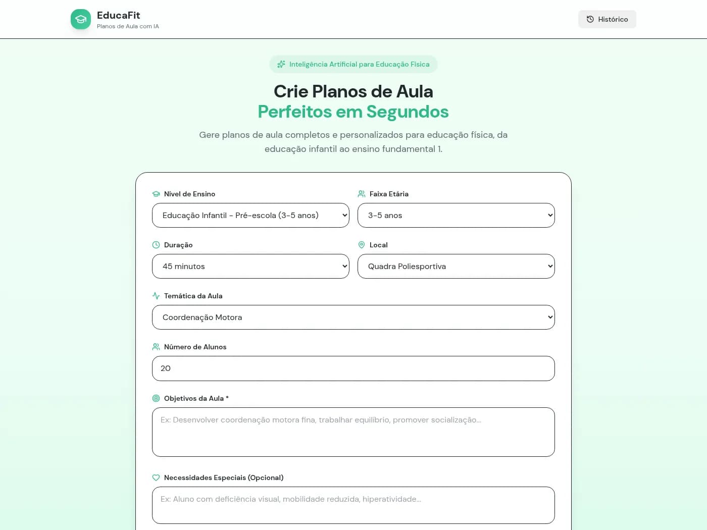 EducaFit Lesson AI