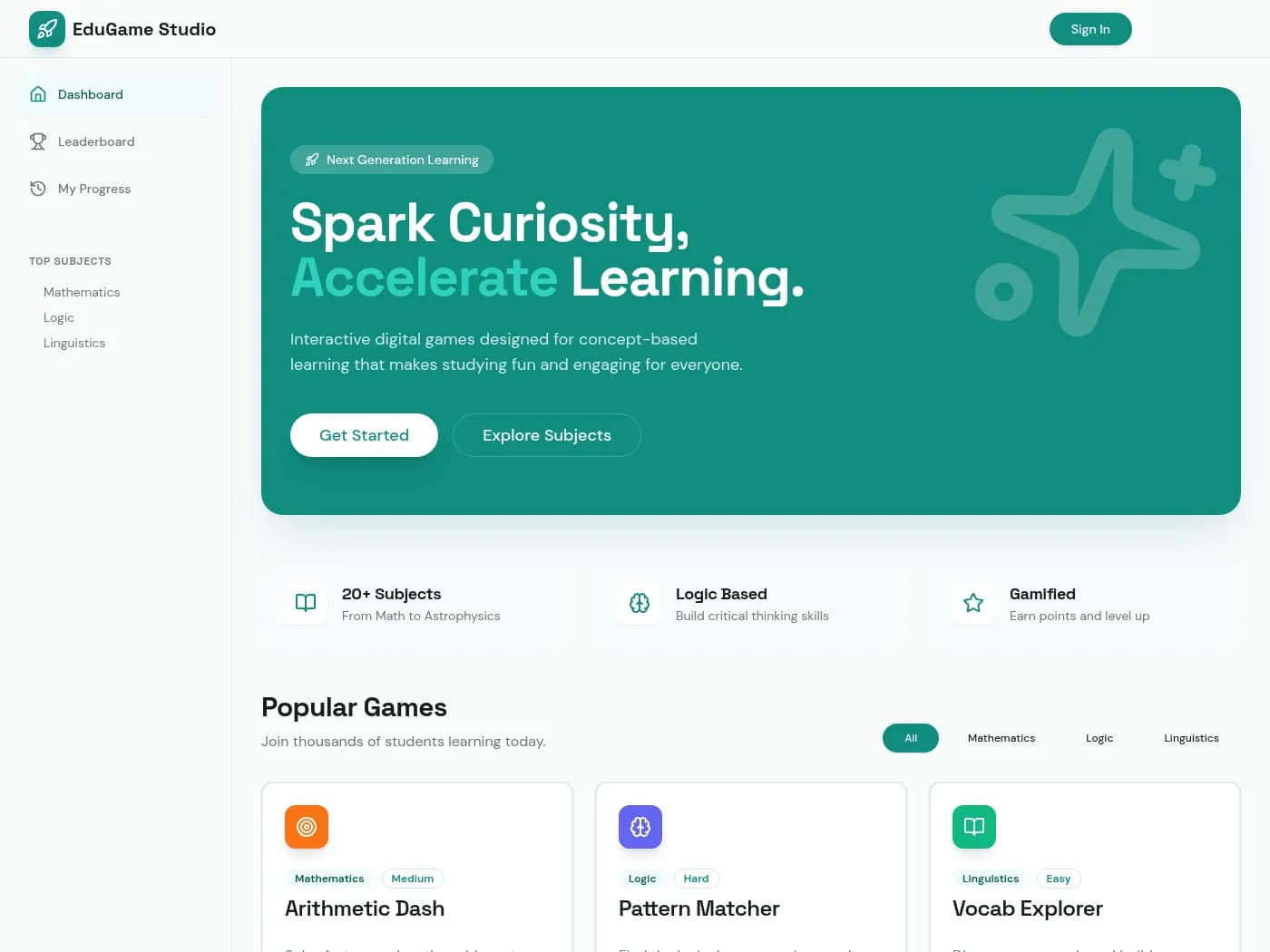 EduGame Studio