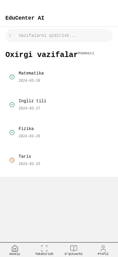 EduCenter AI Homework Checker