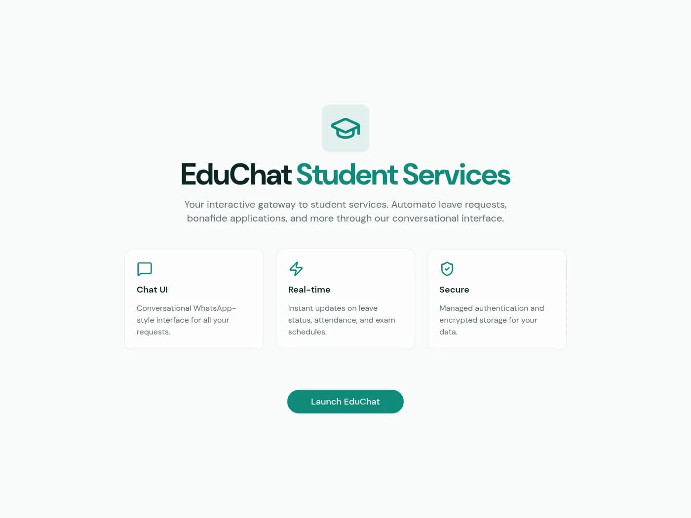 EduChat Student Services