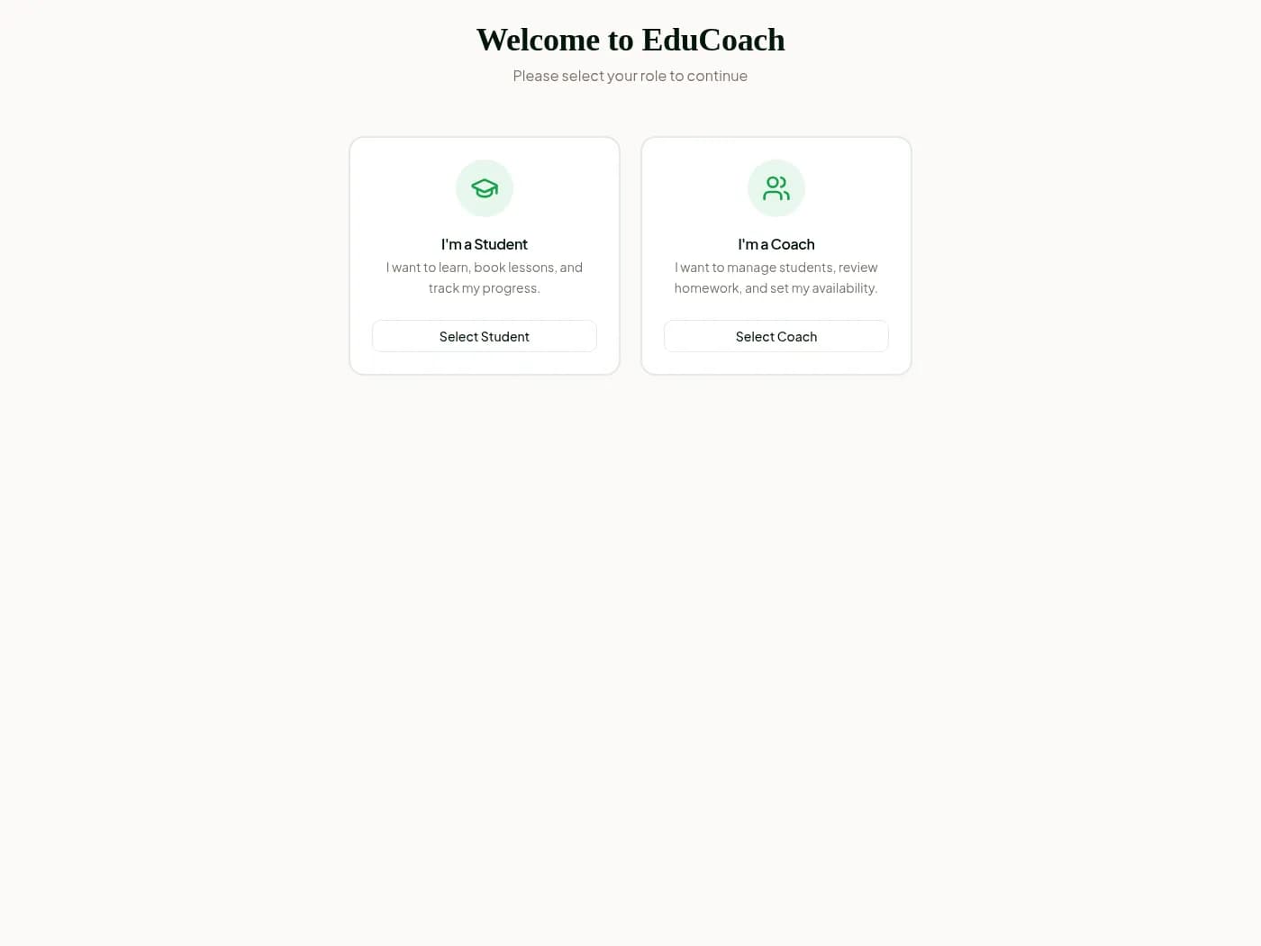 EduCoach Platform