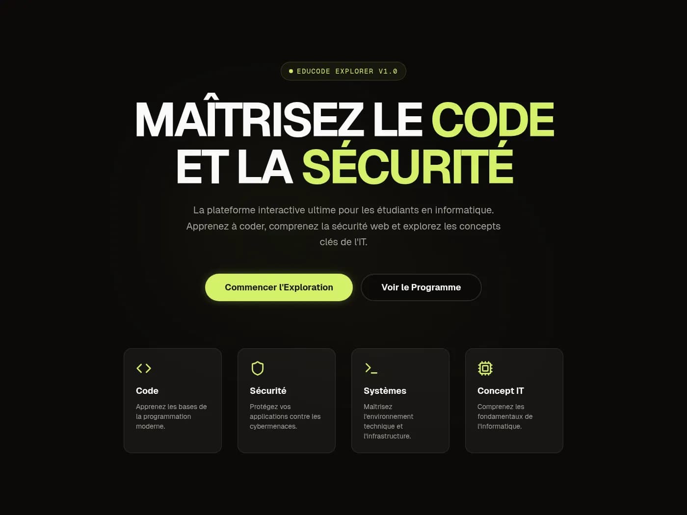 EduCode Explorer