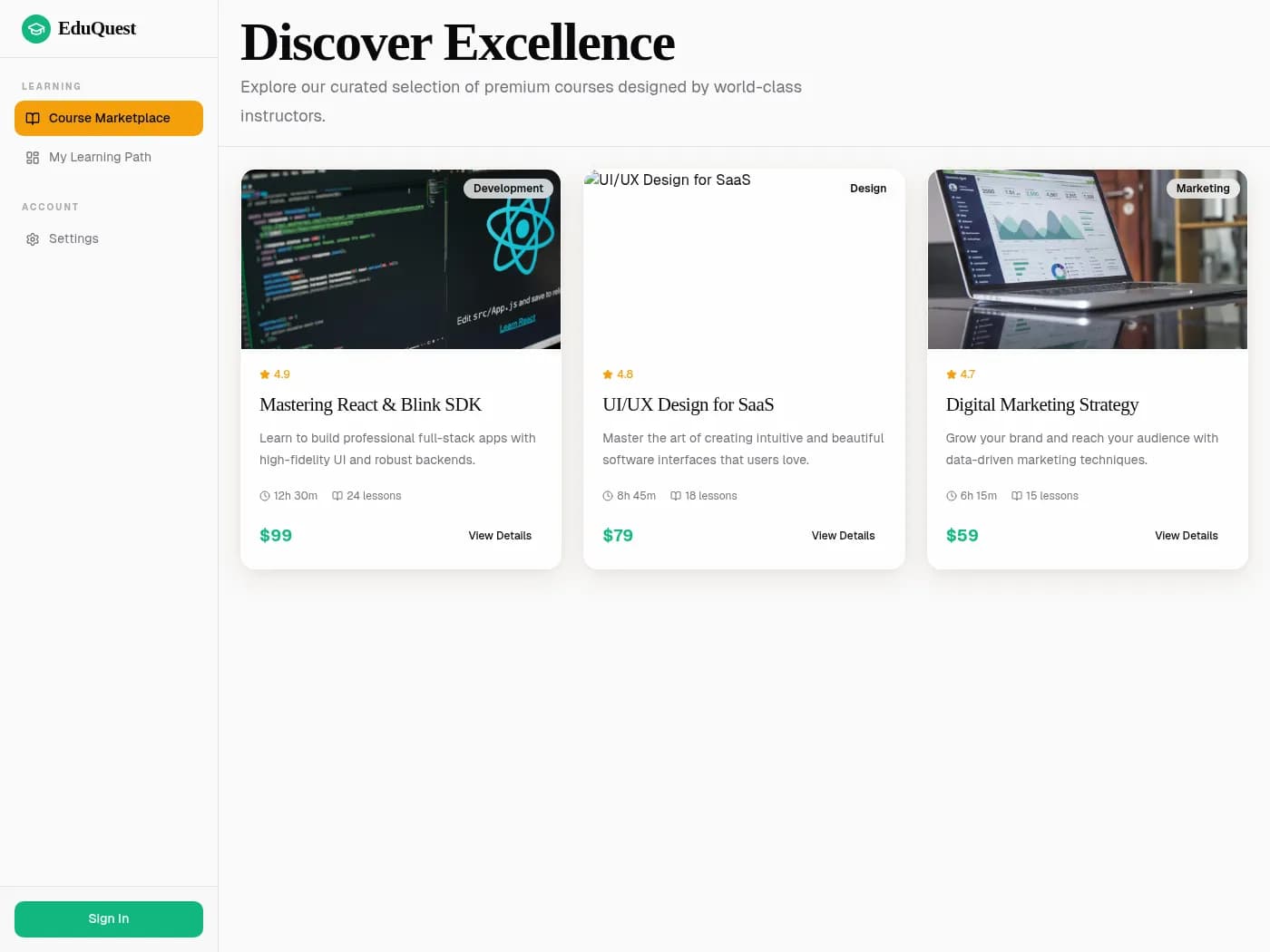 EduCommerce App