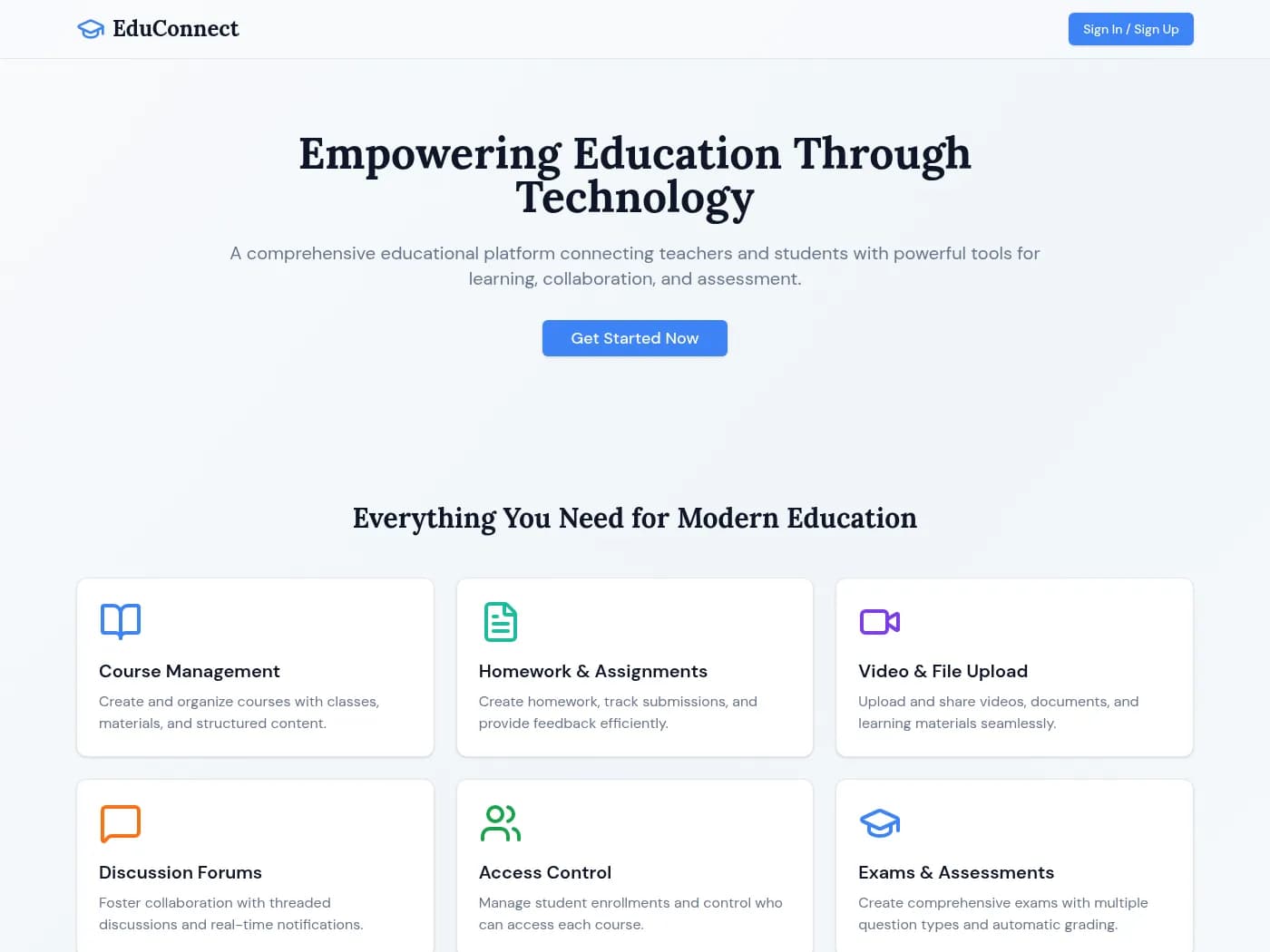 EduConnect Platform