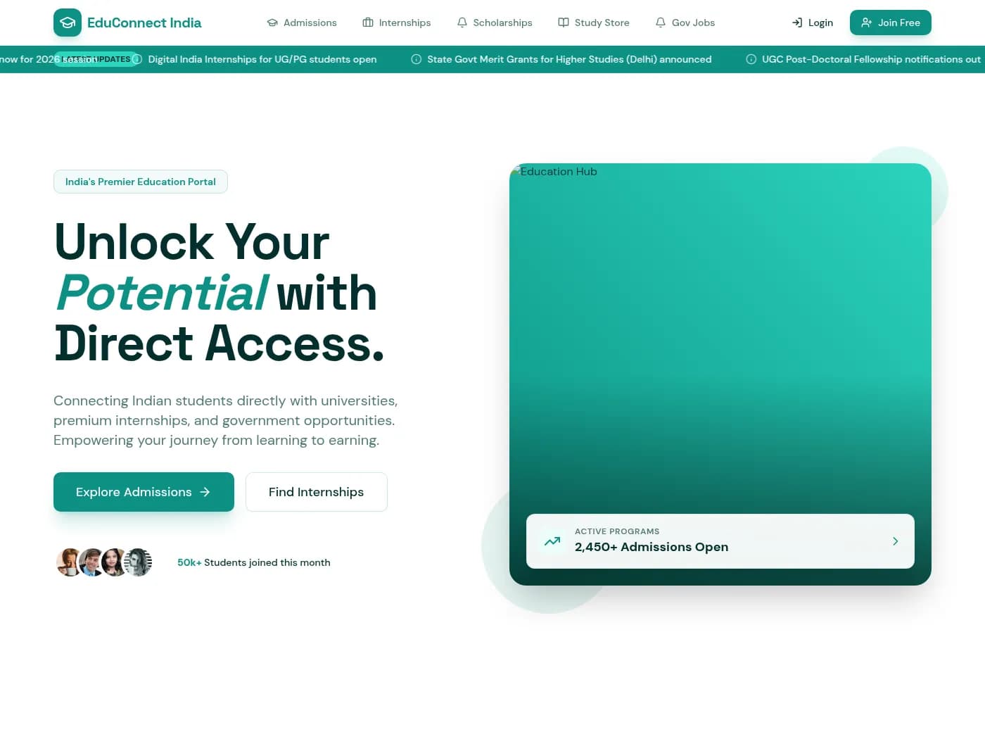 EduConnect India Hub