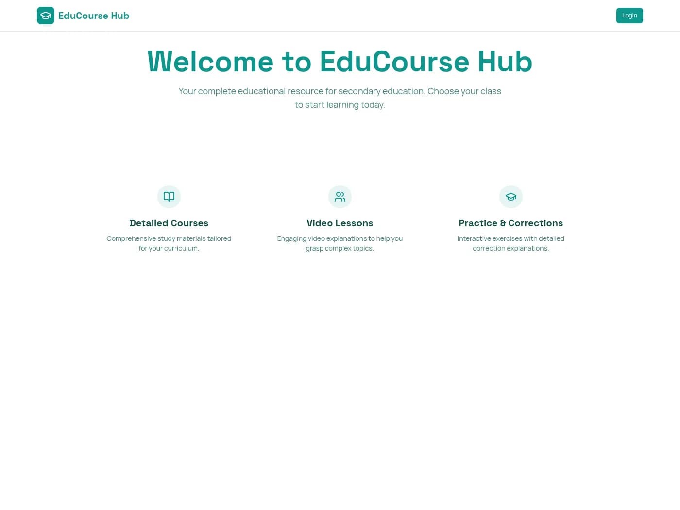 EduCourse Hub