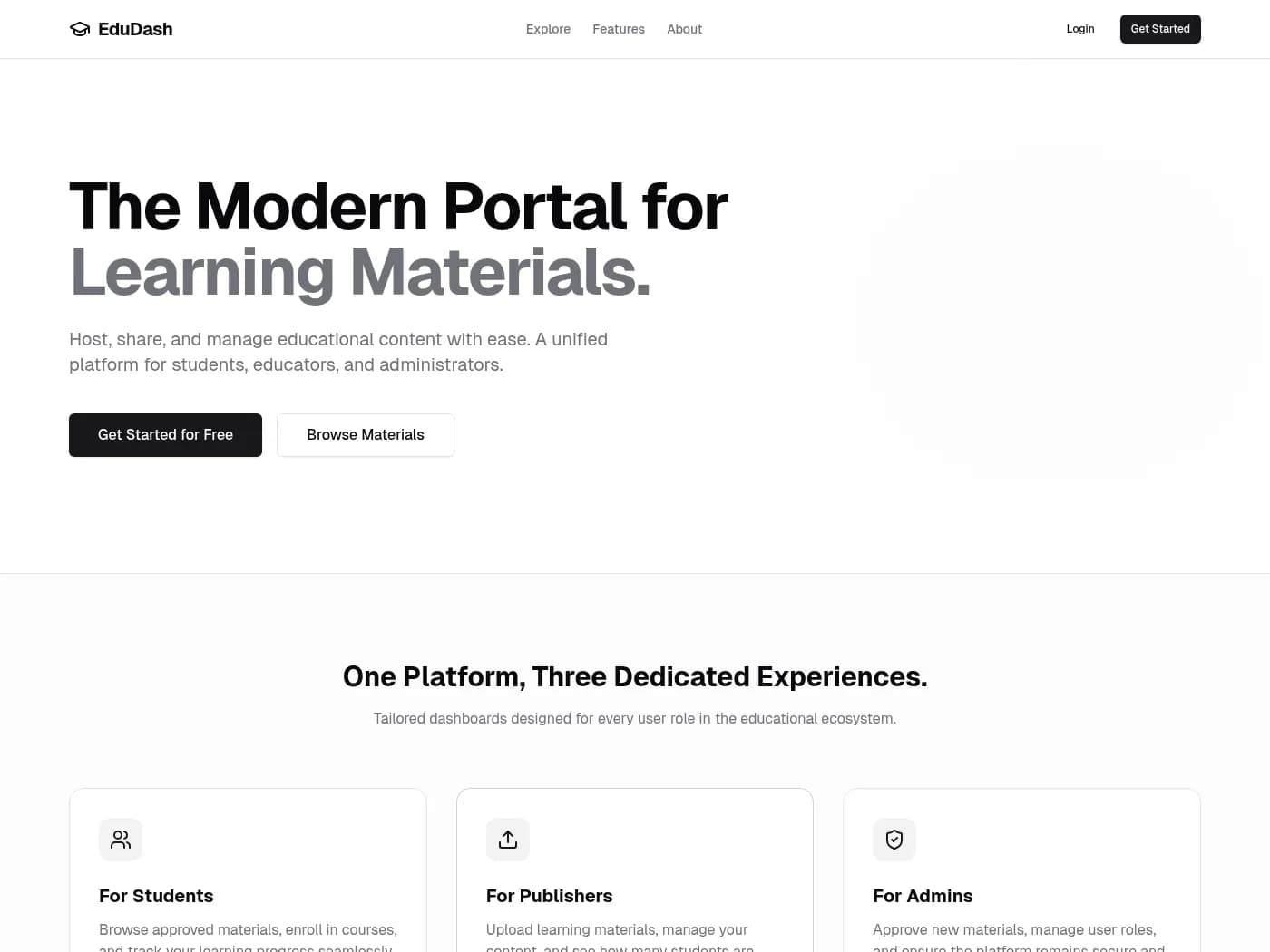 EduDash Portal