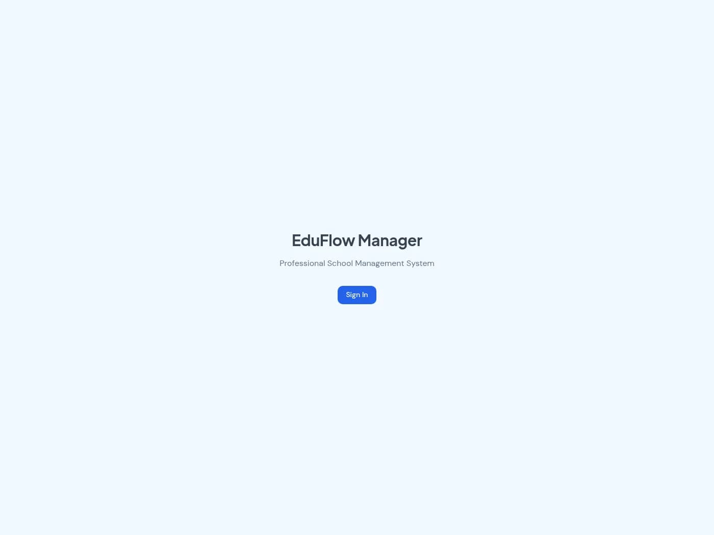 Educ-Flow Manager