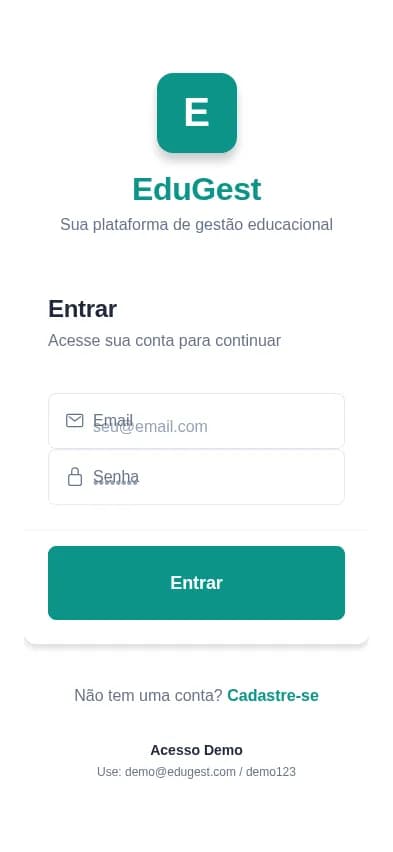 EduGest Platform