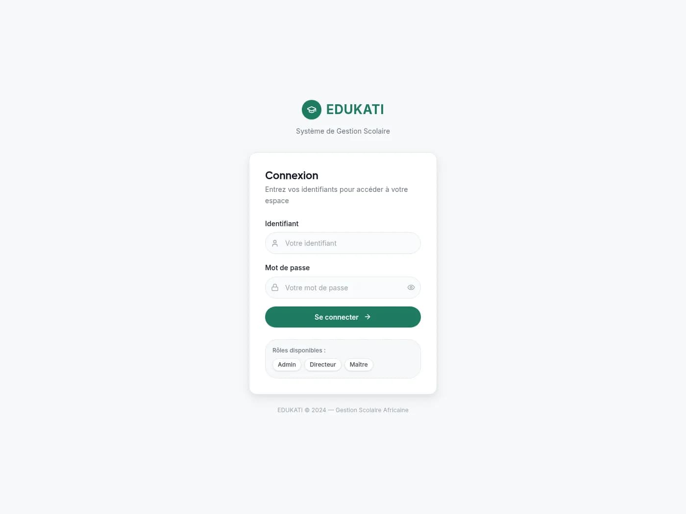 EDUKATI School Manager