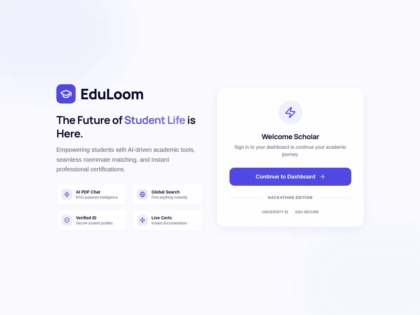 EduLoom Dashboard
