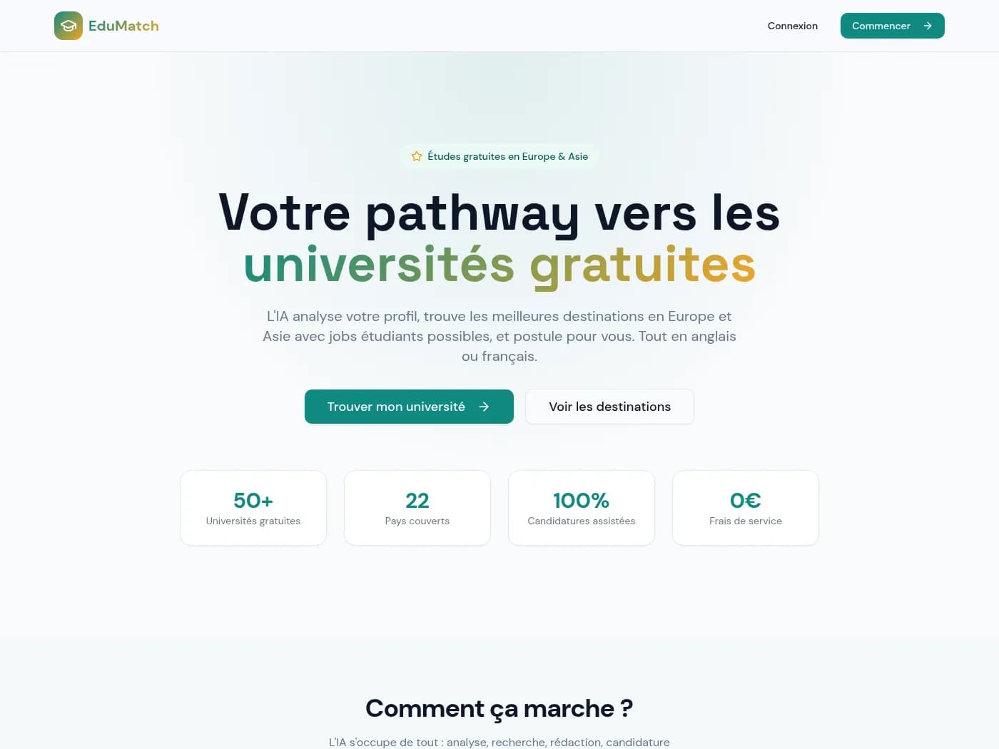 EduMatch Finder App