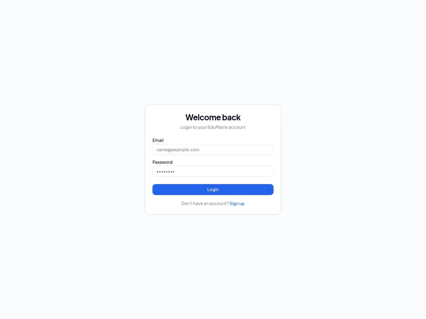 EduMatrix Platform
