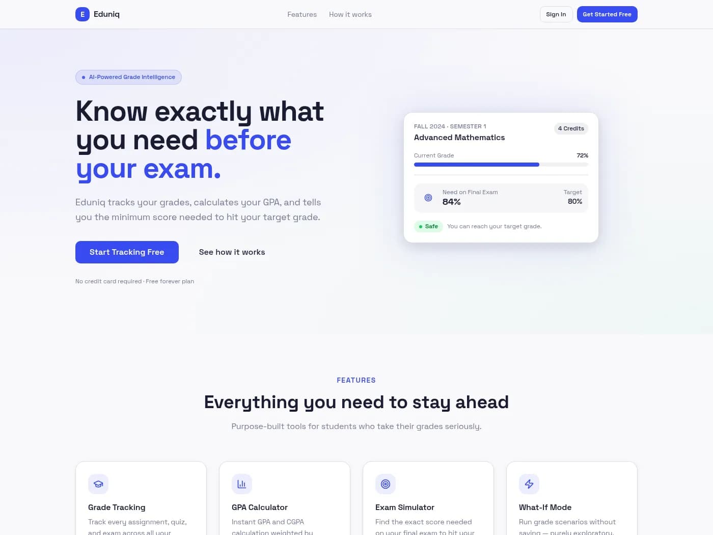 Eduniq Grade Insights