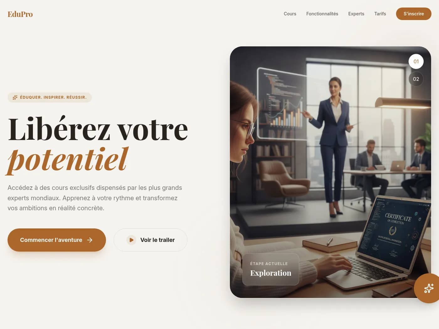 EduPro Landing Page