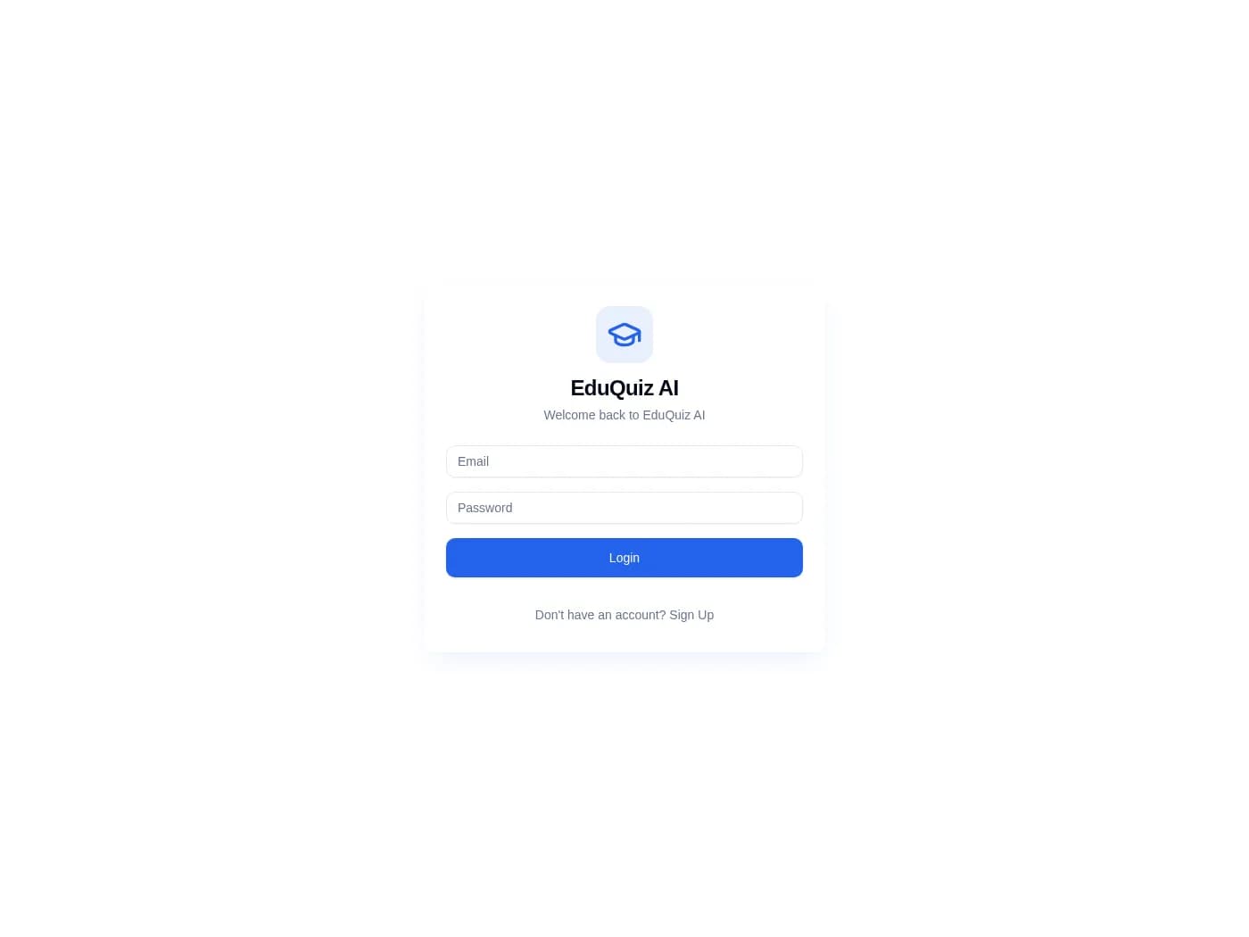 EduQuiz AI Platform