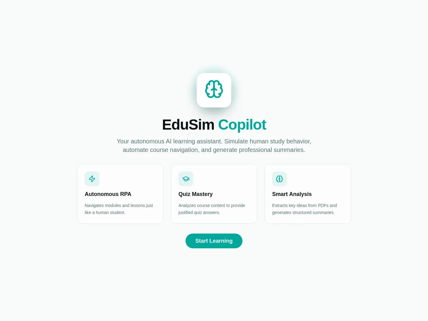 EduSim Copilot Assistant