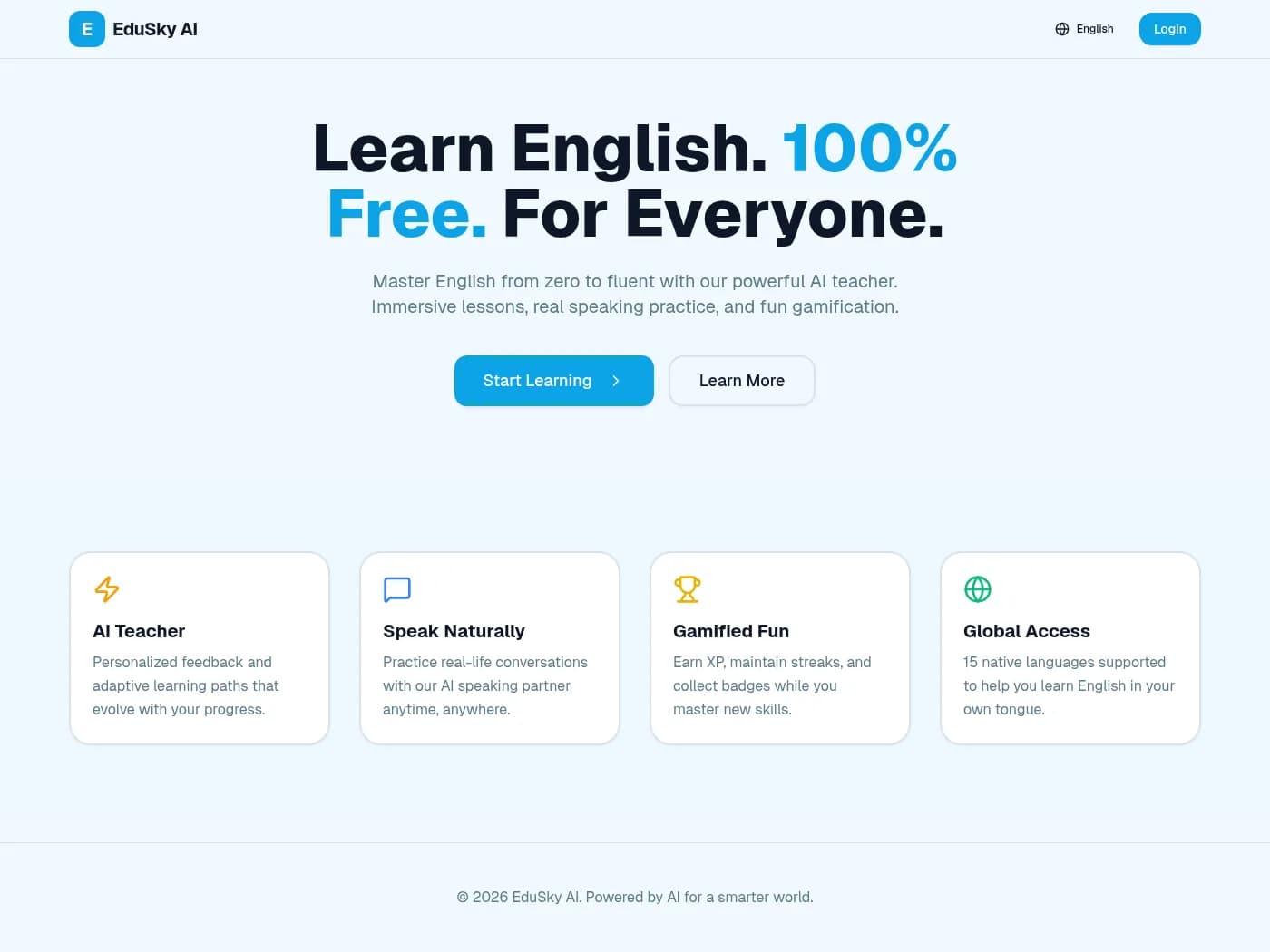EduSky AI English App