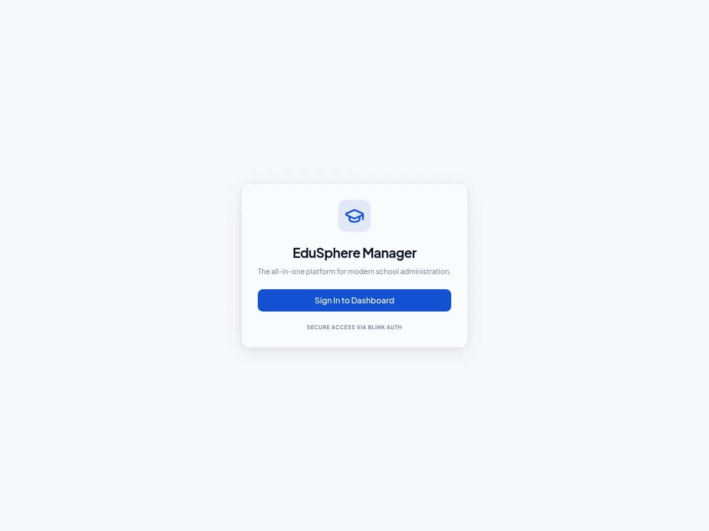 EduSphere Manager