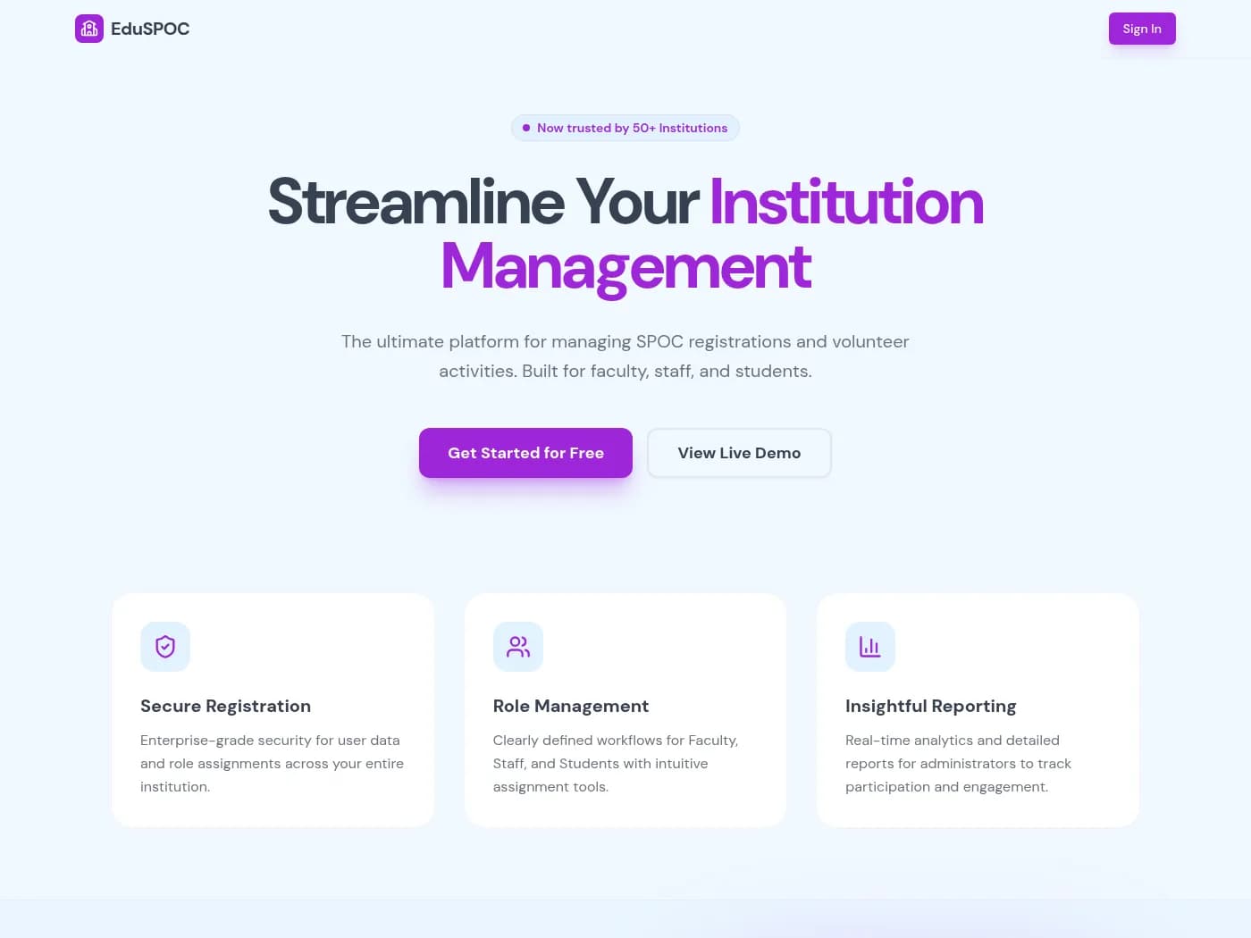 EduSPOC Manager