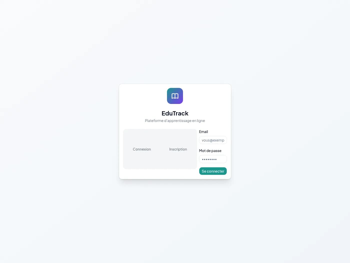 EduTrack Platform