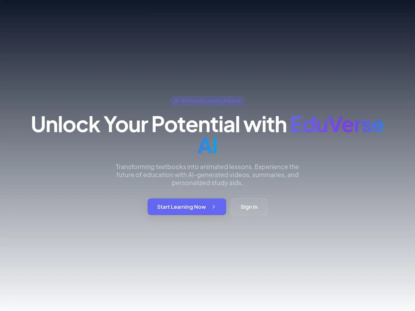 EduVerse AI Platform