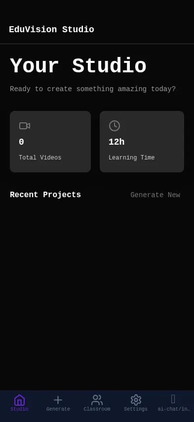 EduVision AI Studio