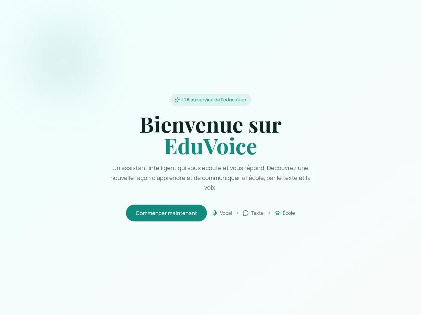 EduVoice Chatbot