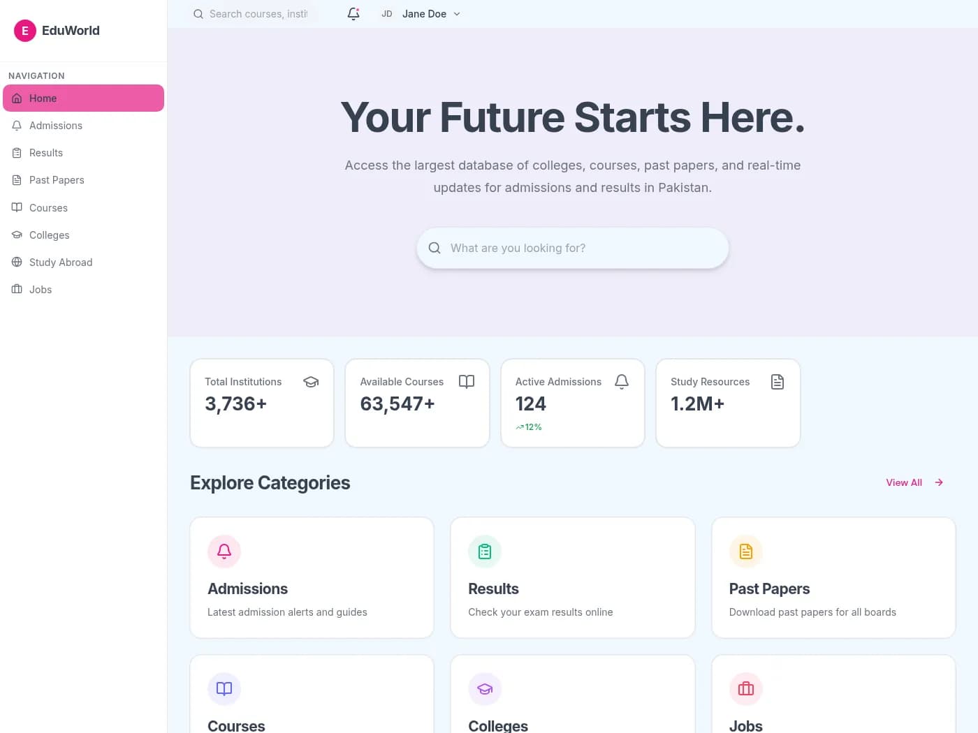 EduWorld Portal