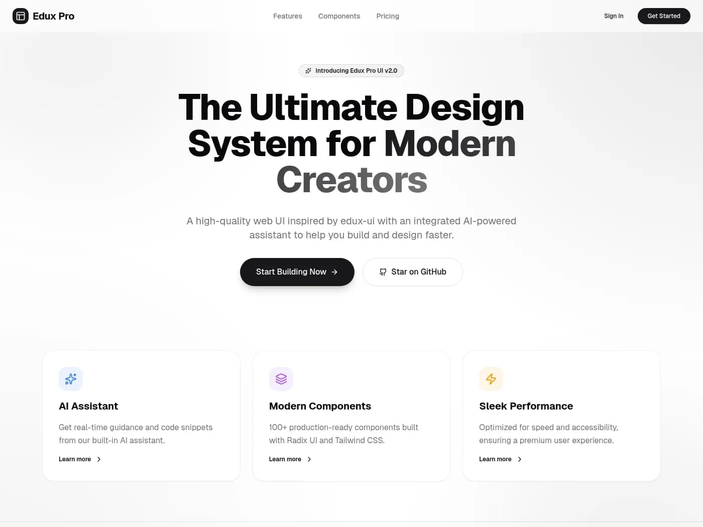 Edux Pro UI Assistant