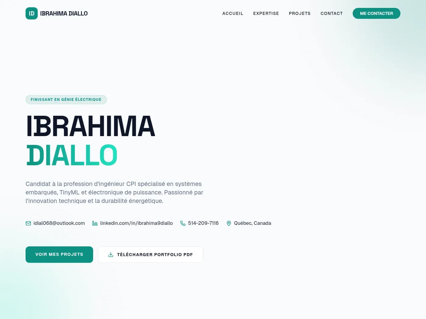 EE Grad Portfolio