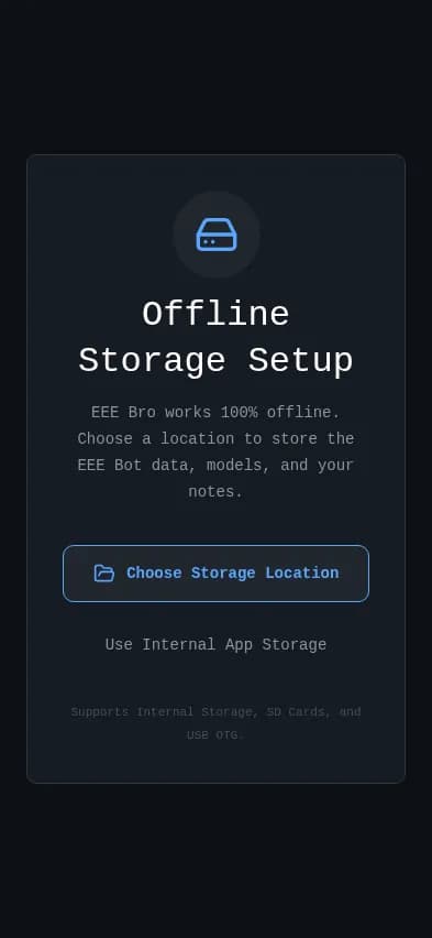 EEE Bro Offline Assistant