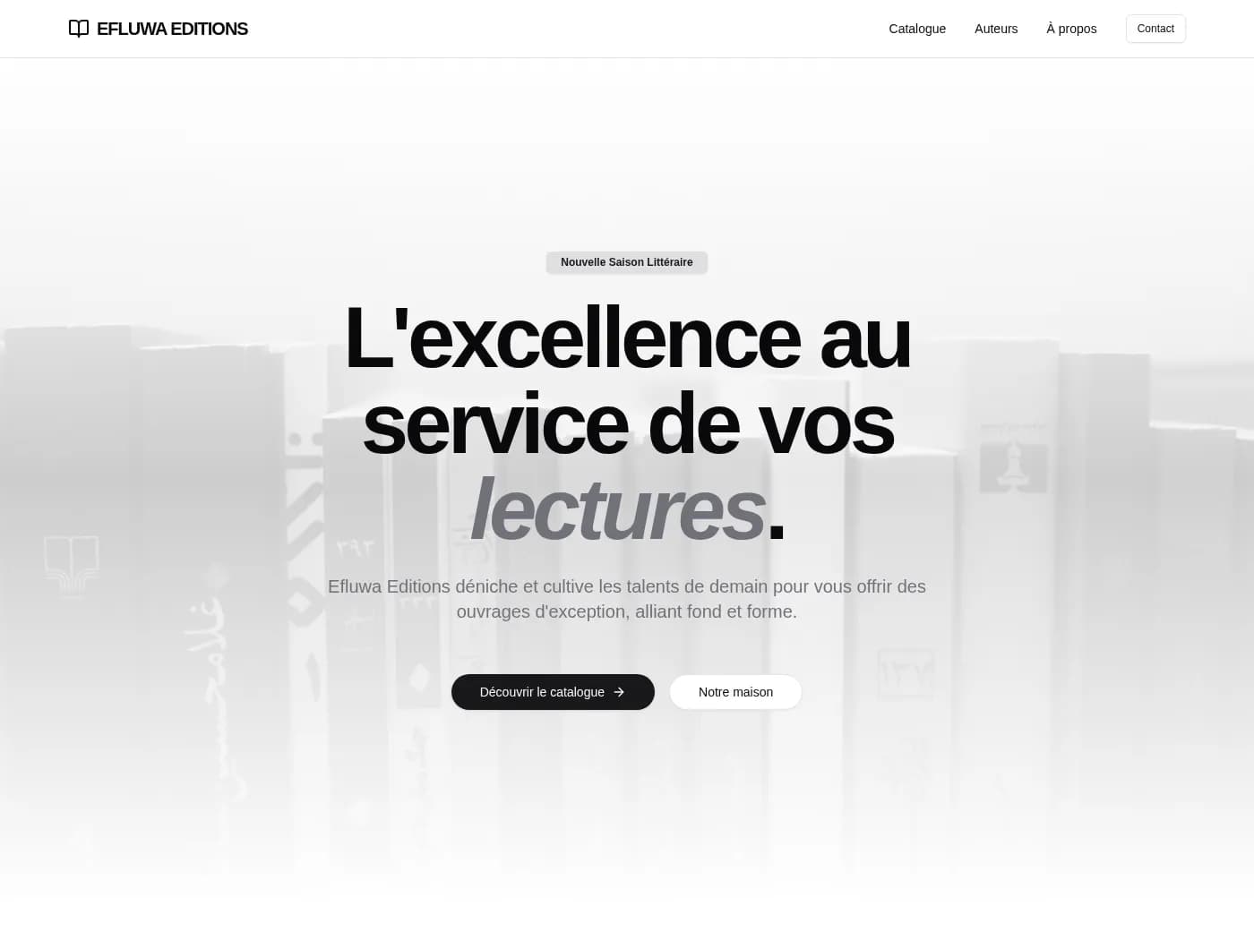 Efluwa Editions Website