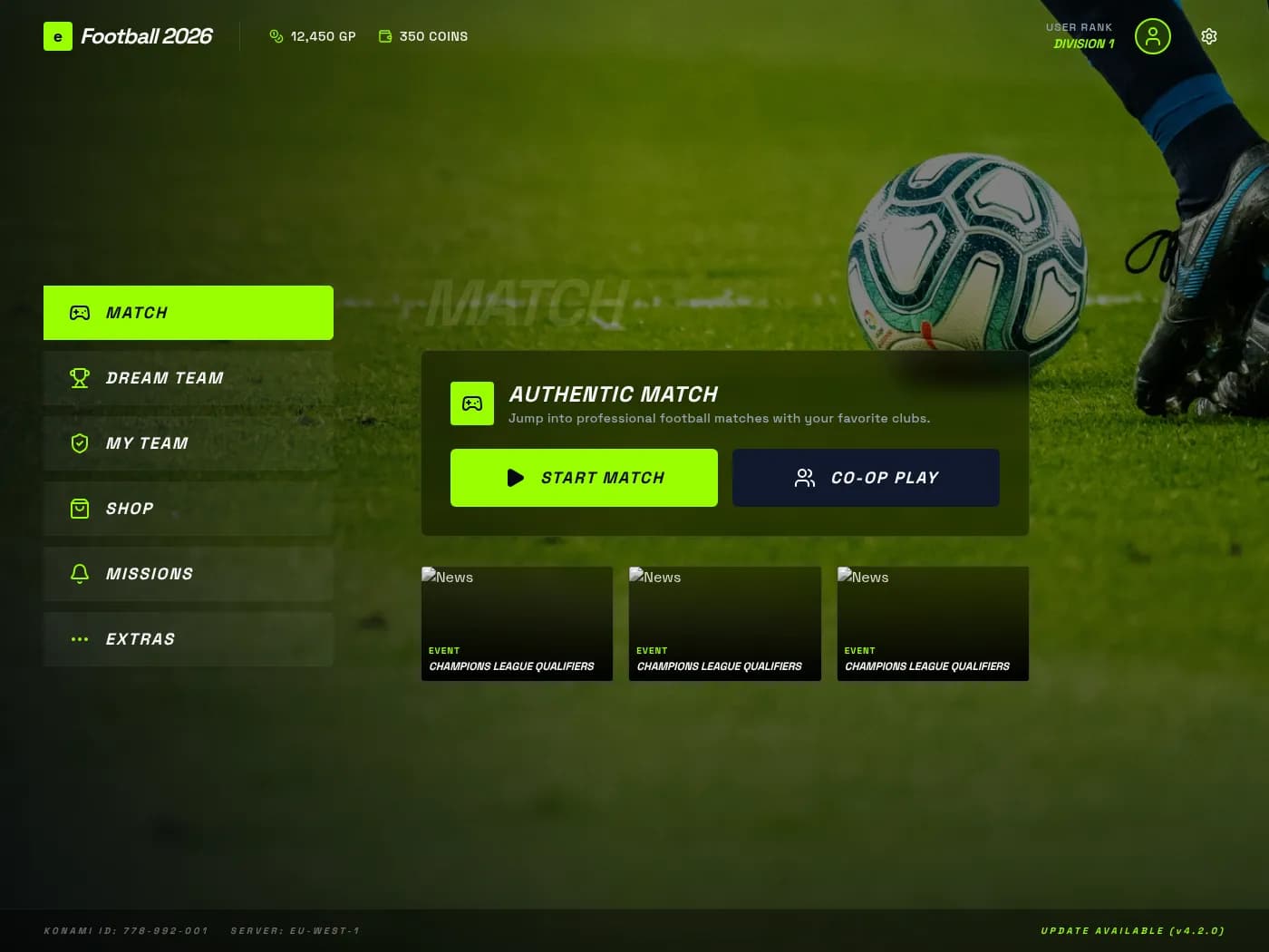 eFootball PC Clone