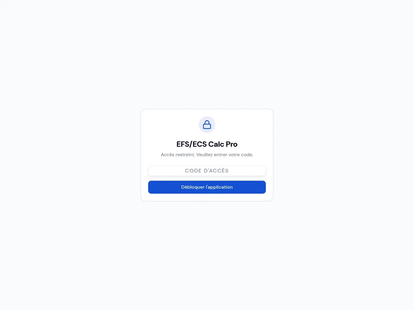 EFS/ECS Calc Pro