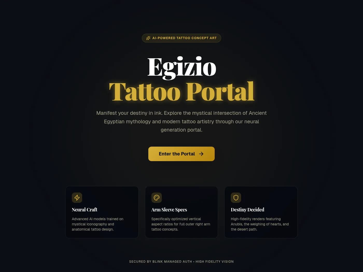Egizio Tattoo Portal Art